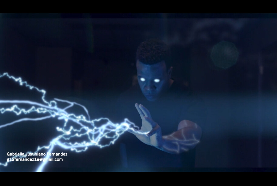 ArtStation - The man with electric powers