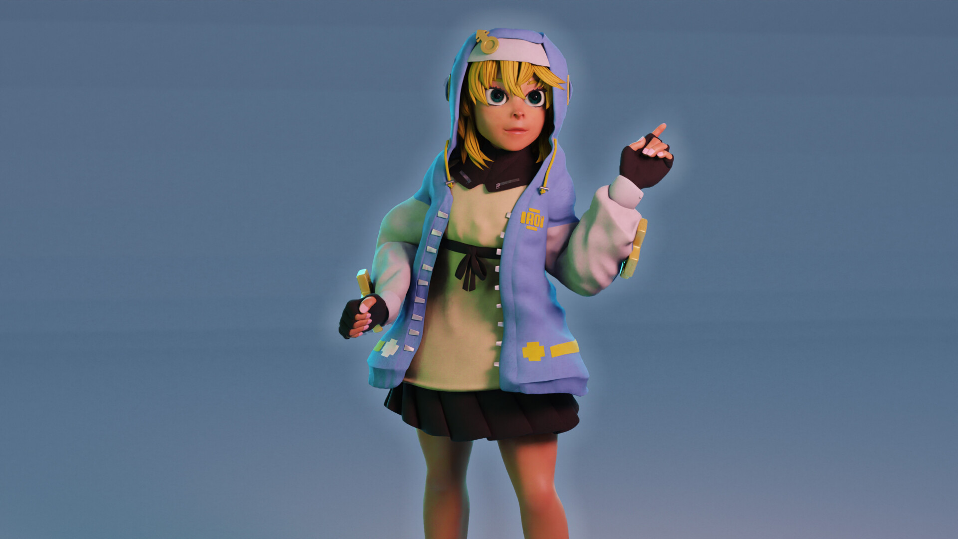 ArtStation - Bridget from Guilty Gear