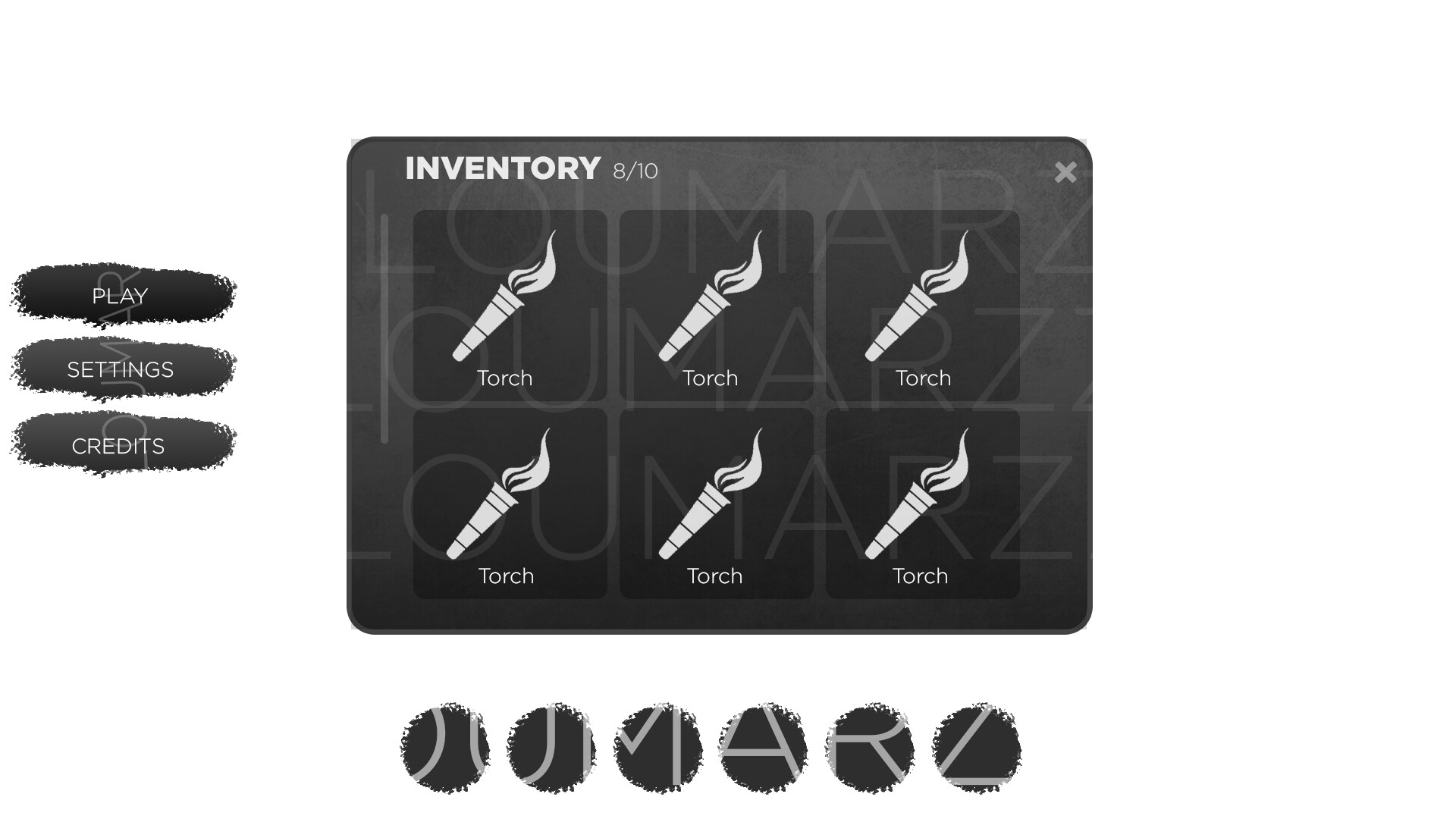 ArtStation - Horror themed ui