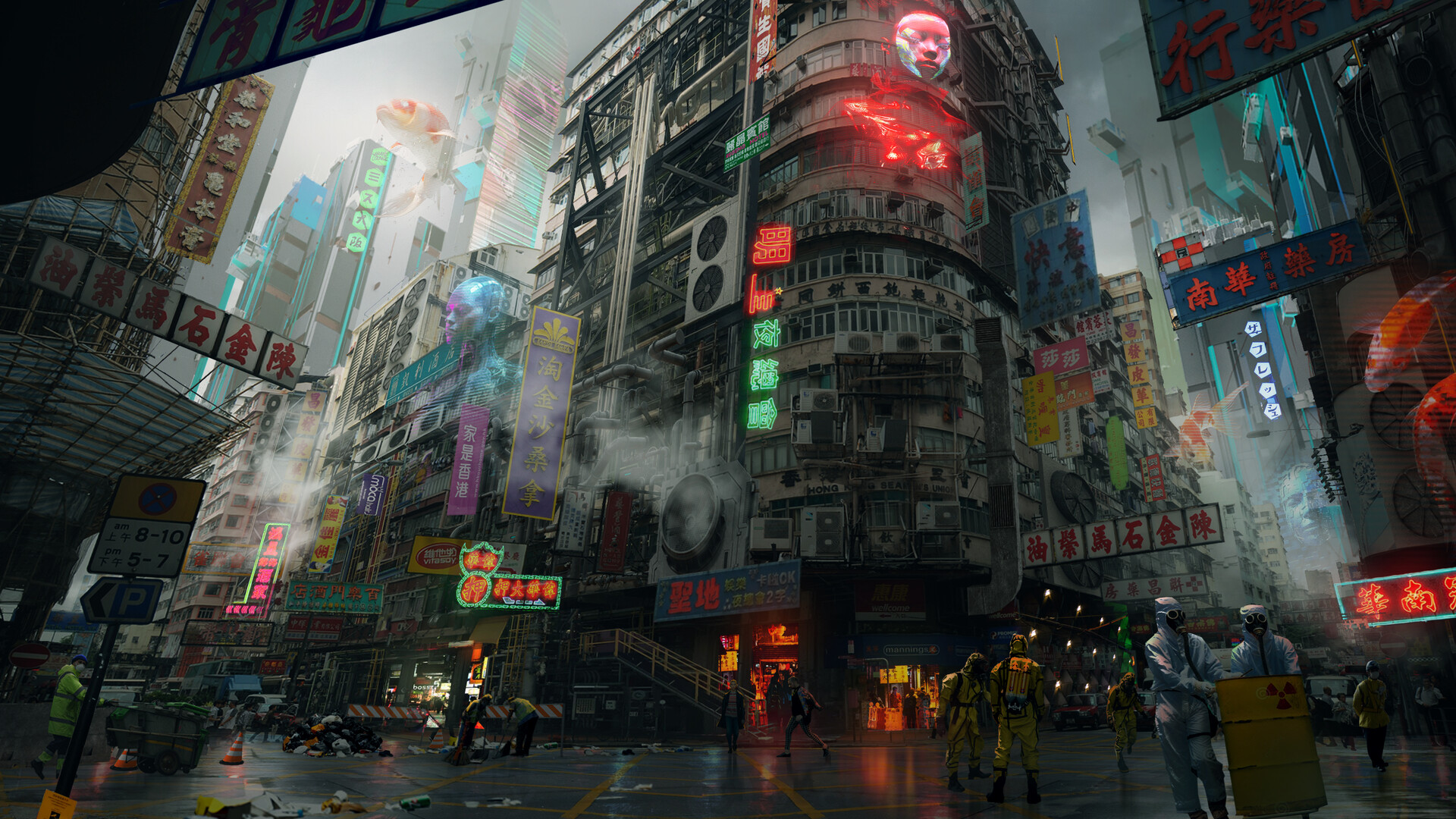 ArtStation - Cyberpunk City