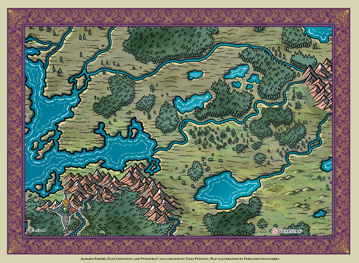 ArtStation - Aldarin Northern Provinces - Hexcrawl Map