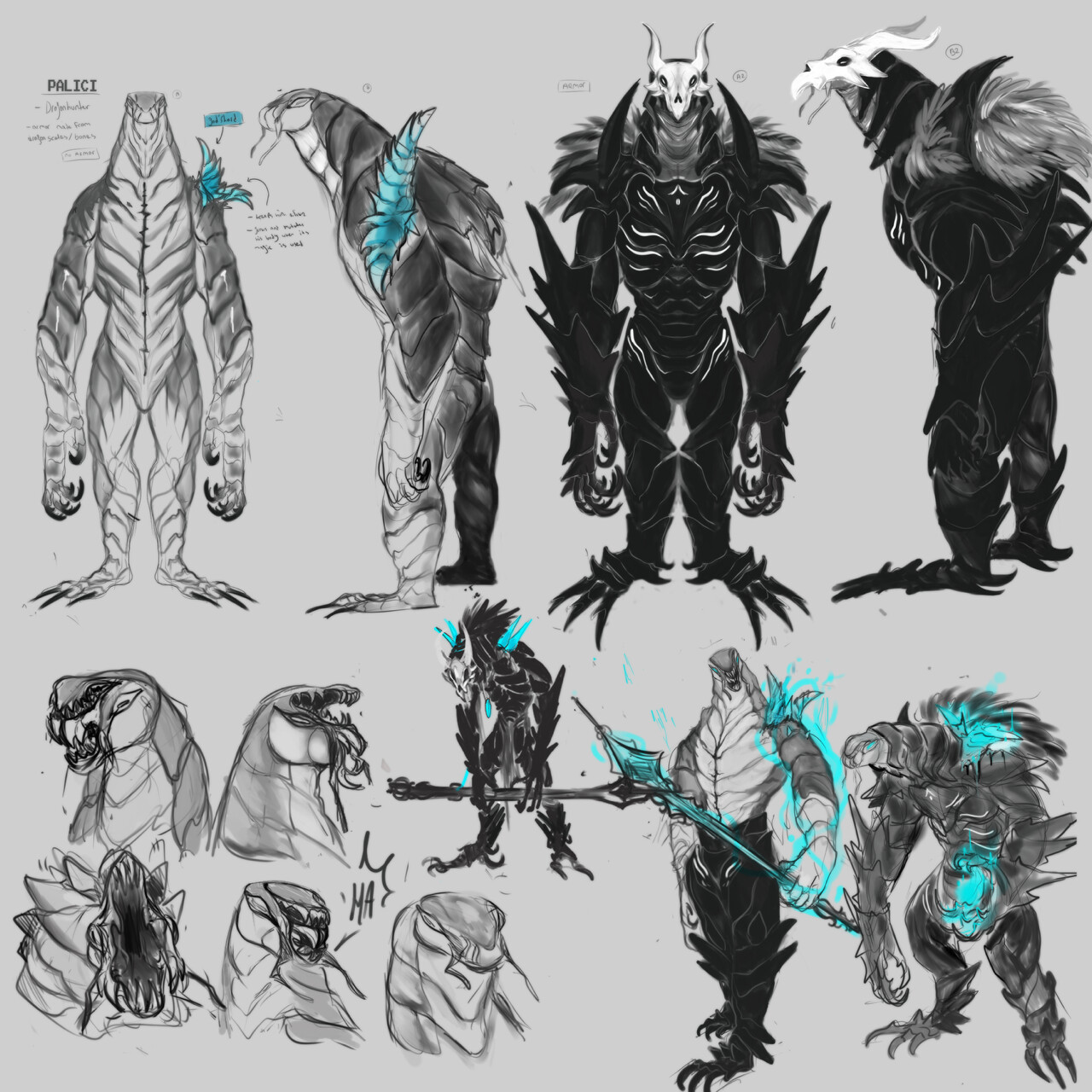 ArtStation - Dragon hunter concept art