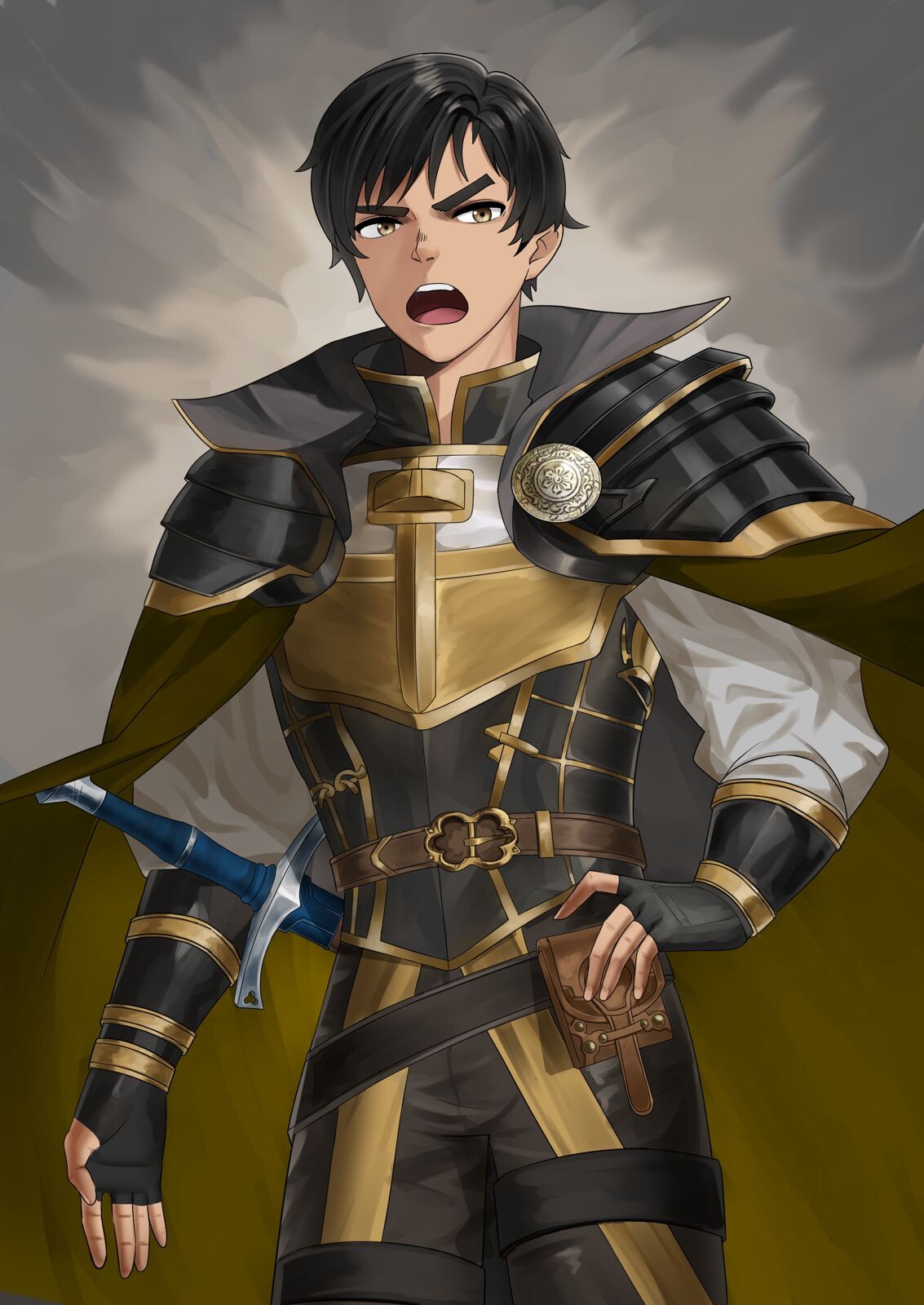 ArtStation - Semi-realistic OC Artwork ⚔️🛡️