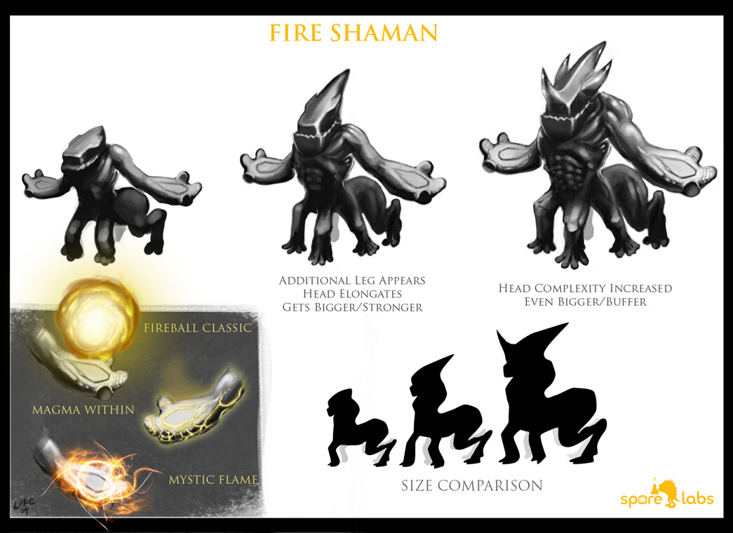 Luke Harrington Visual Designer/Art Director - DARKSPORE AND SPORE FROM ...