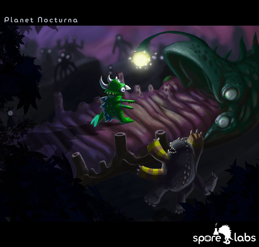 Luke Harrington Visual Designer/Art Director - DARKSPORE AND SPORE FROM ...