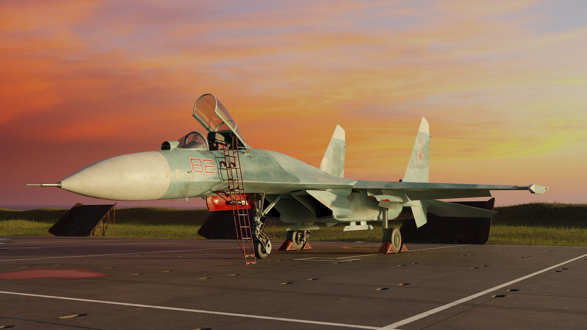 ArtStation - Su-27 (Flanker-B)