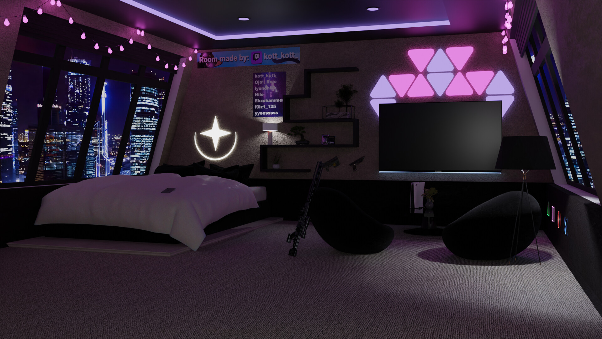 ArtStation - VTubers room project