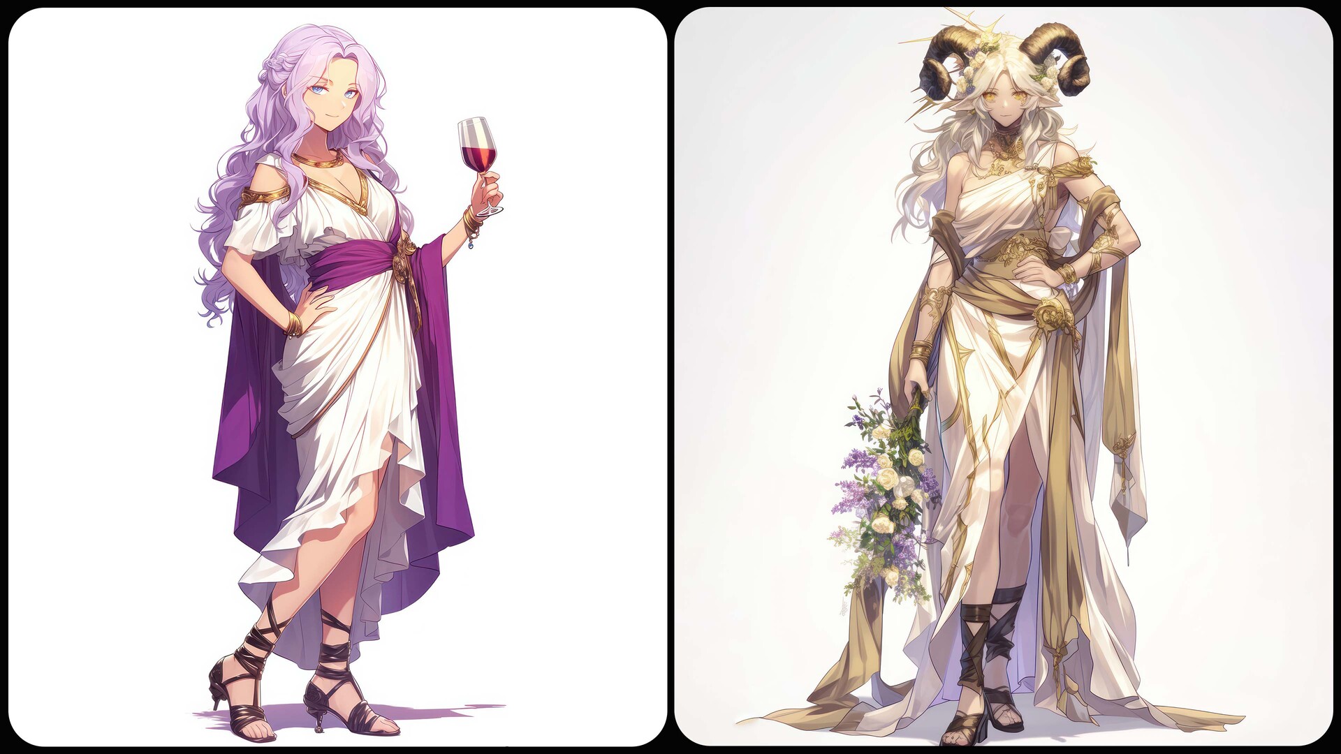 Ferial Studio - 🔹300 Dionysus - Anime Character Reference Image Pack v ...