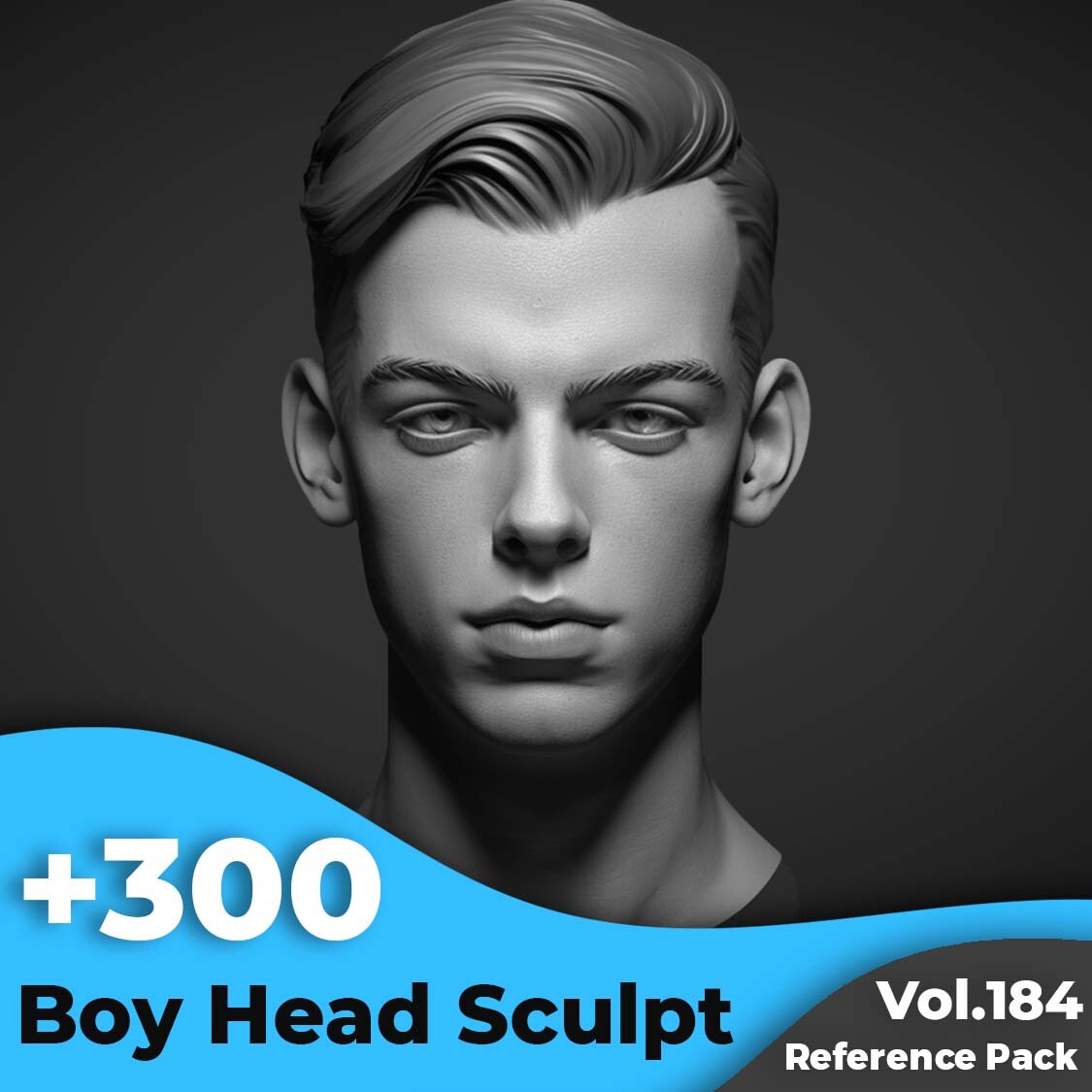 3D Head Sculpt References in 4K - Tika Art - +300 Boy Head Sculpt ...