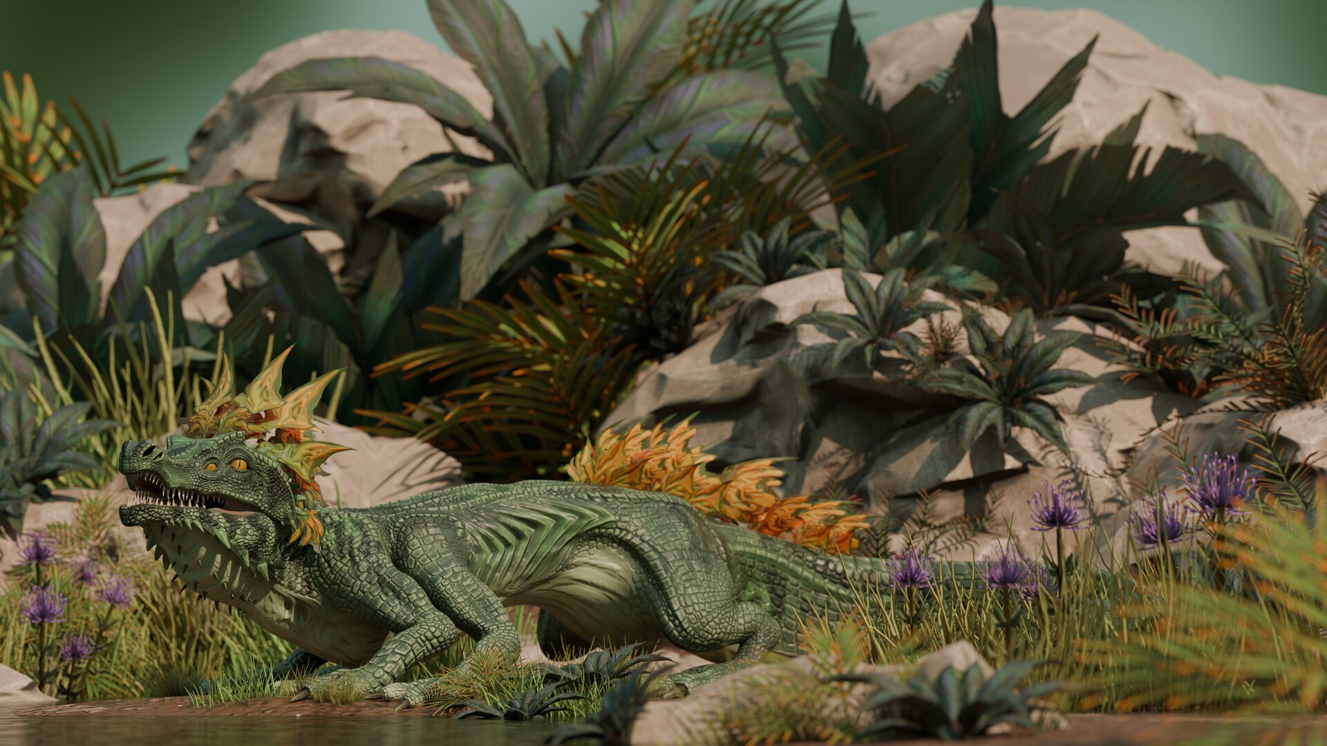 ArtStation - Crocodile inspired by James Cameron´s Avatar