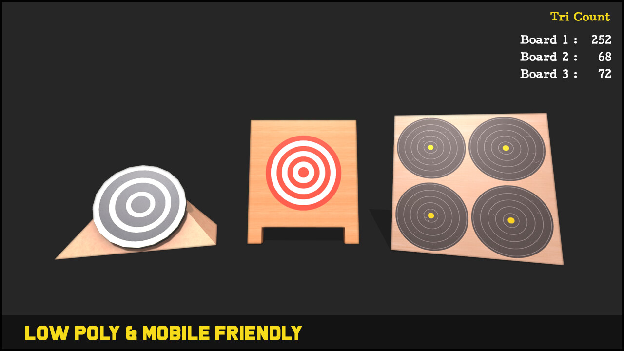 TGameAssets - Shooting Target Boards - Art Pack