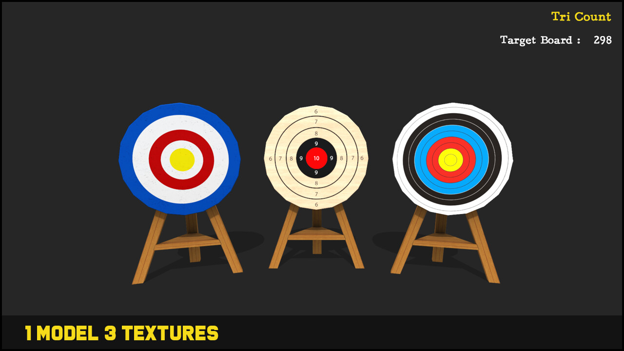TGameAssets - Shooting Target Boards - Art Pack