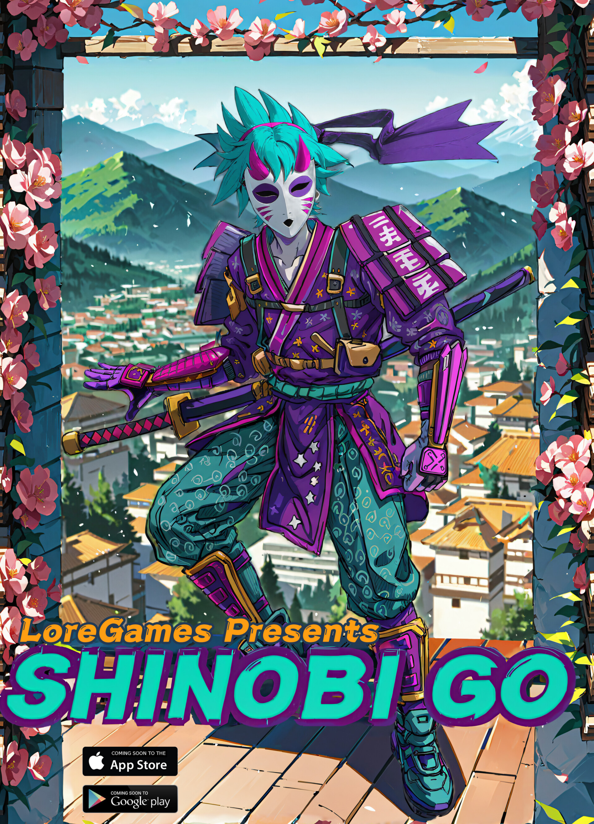 ArtStation - Poster for Shinobi GO mobile game