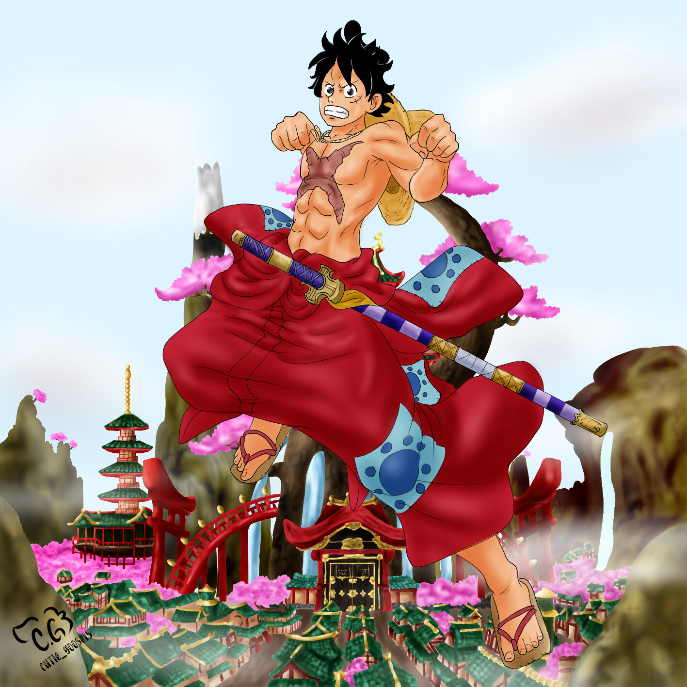 ArtStation - One piece Fan Art