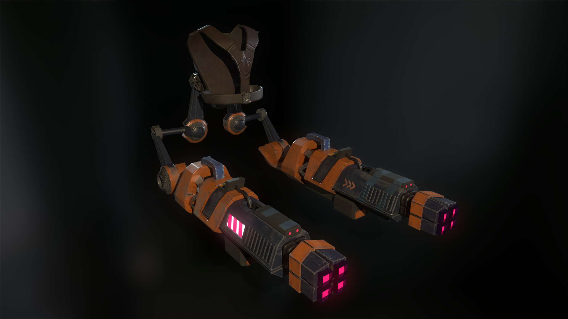 ArtStation - Invented weapon. Practice