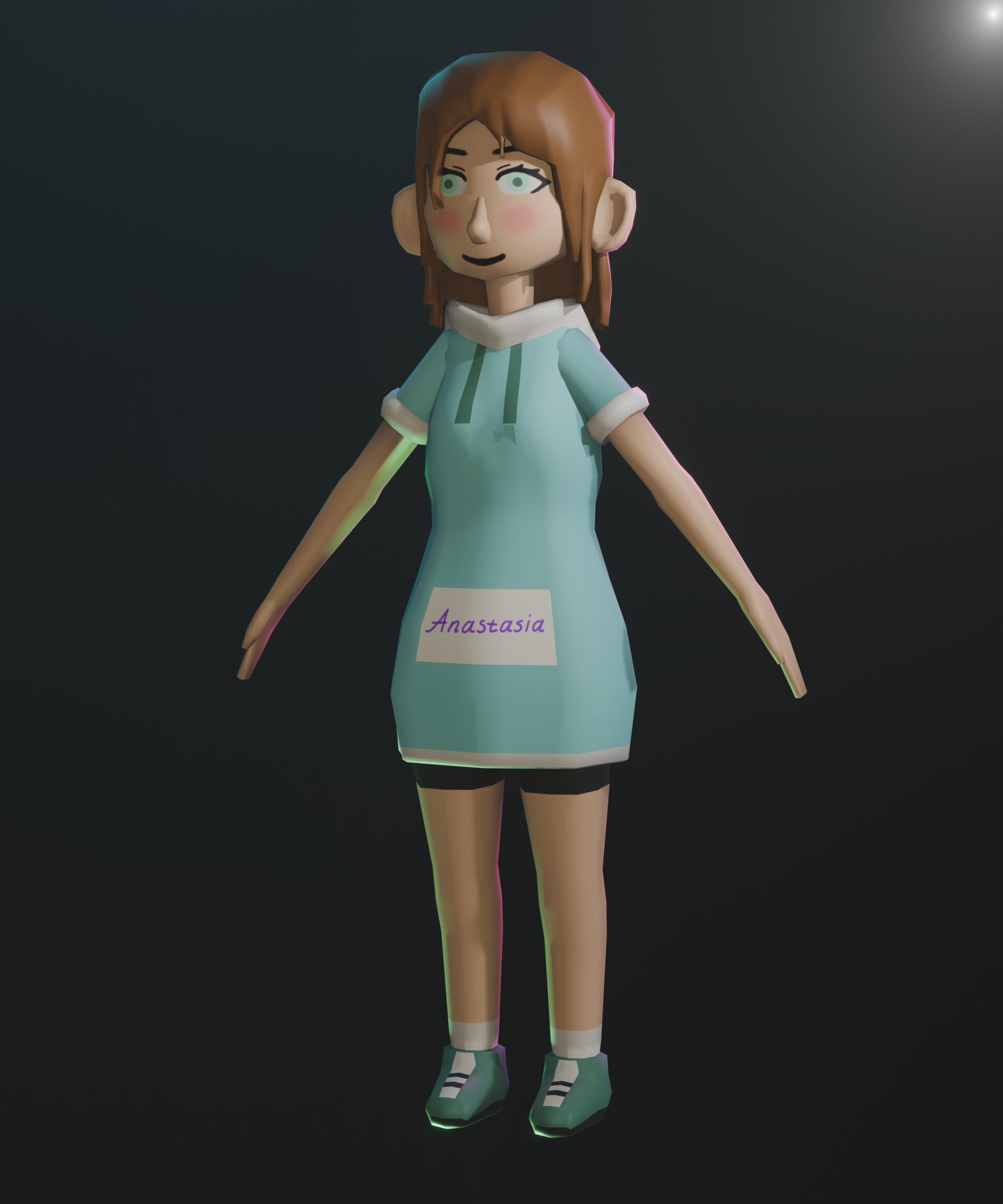ArtStation - Low-poly girl 2