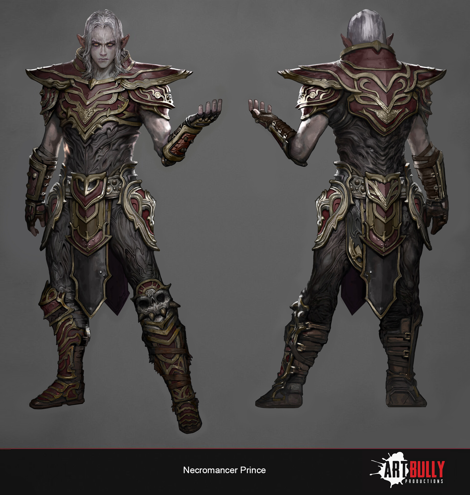 ArtStation - Necromancer Prince created for the ABP workshop