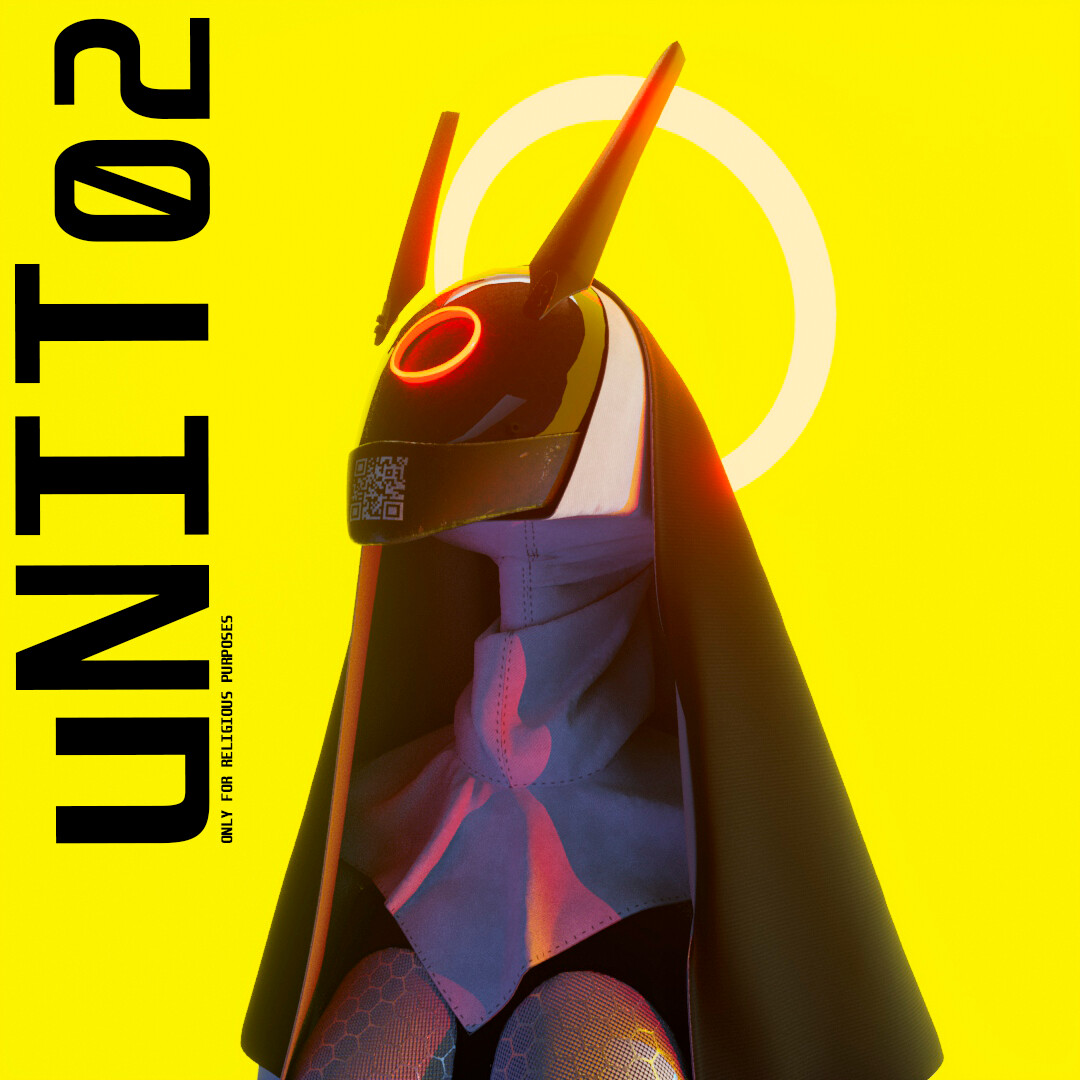 ArtStation - Cyborg Nun | Unit 02