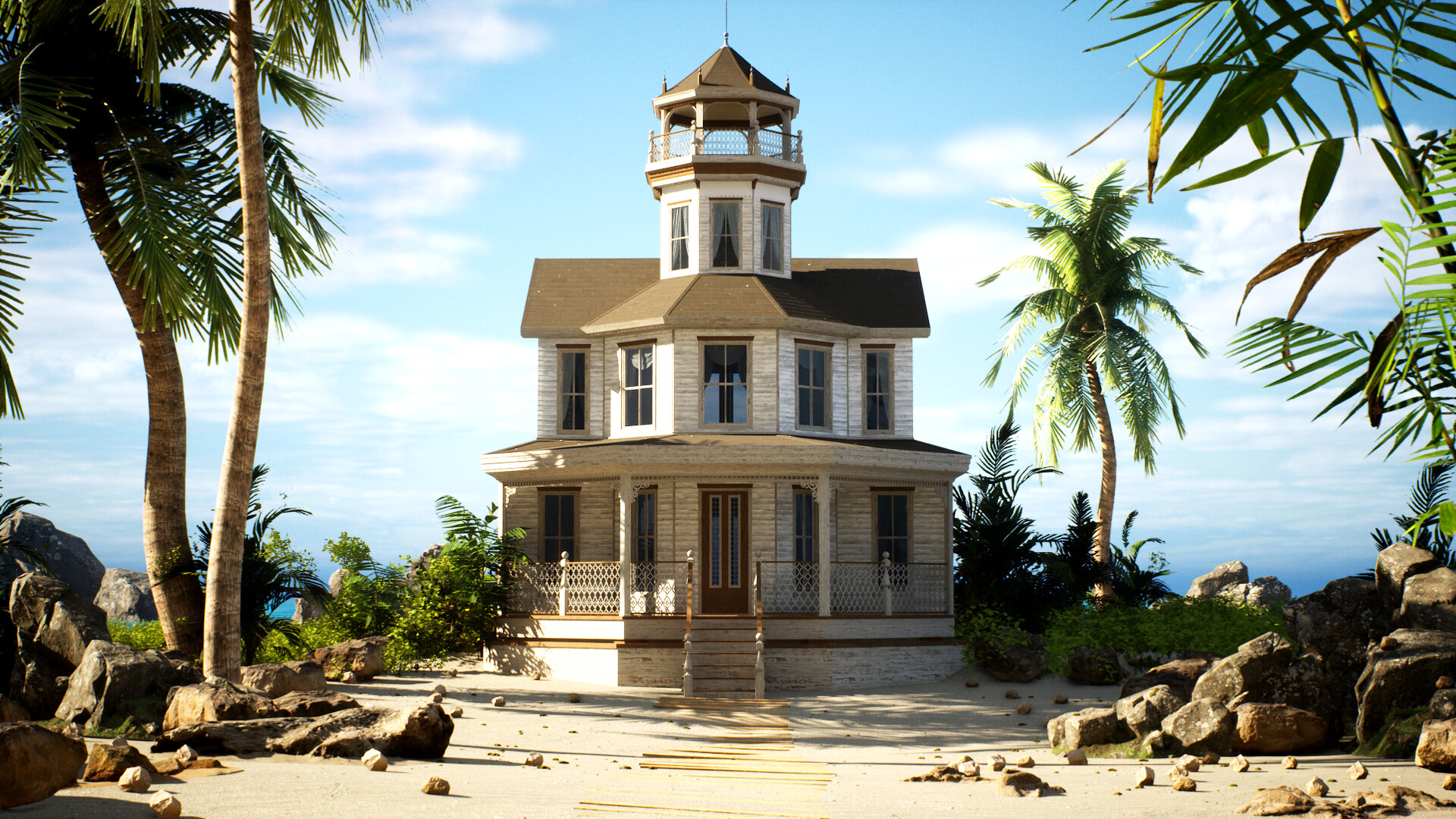 ArtStation - The beach house