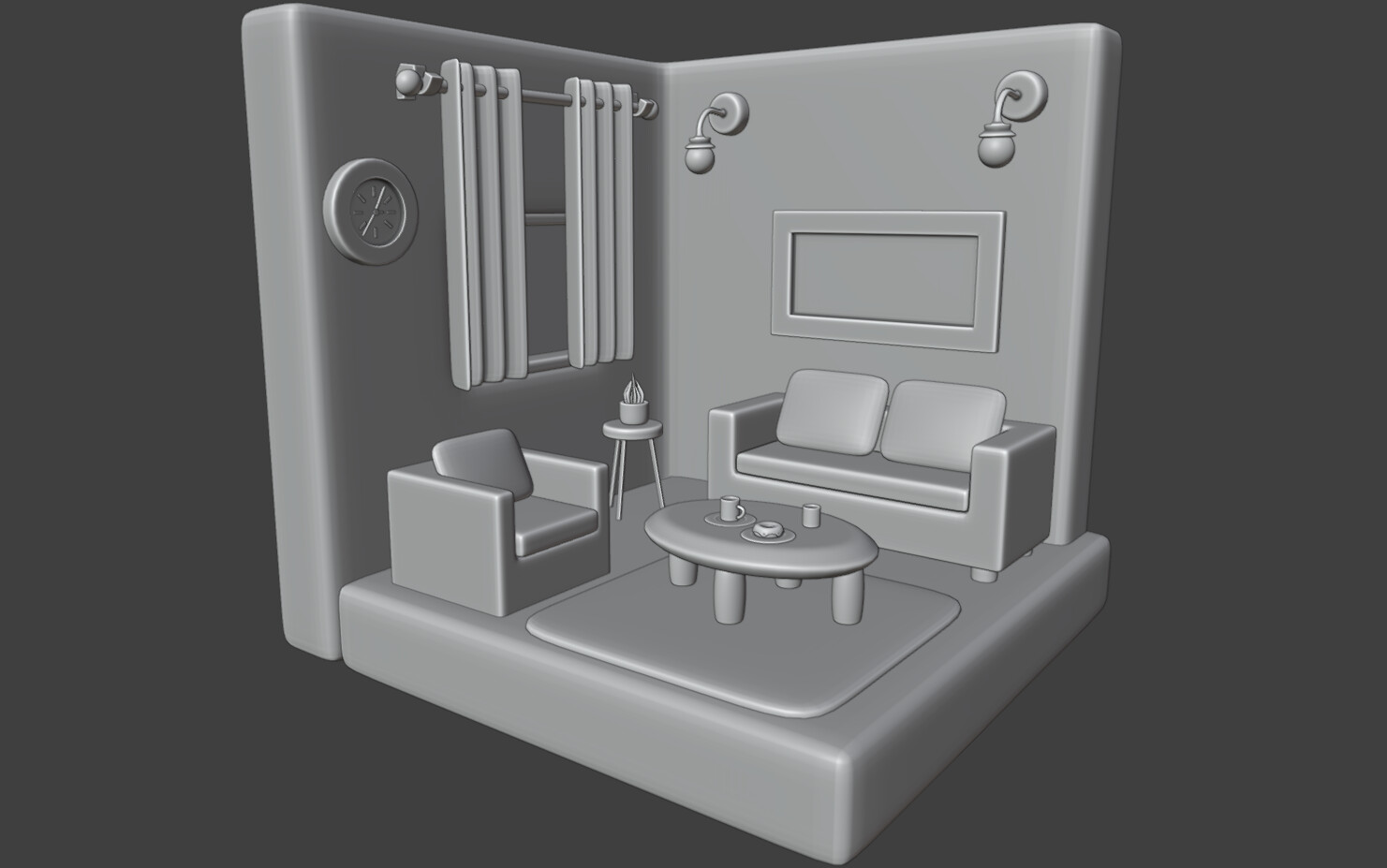 ArtStation - Simple Blender room