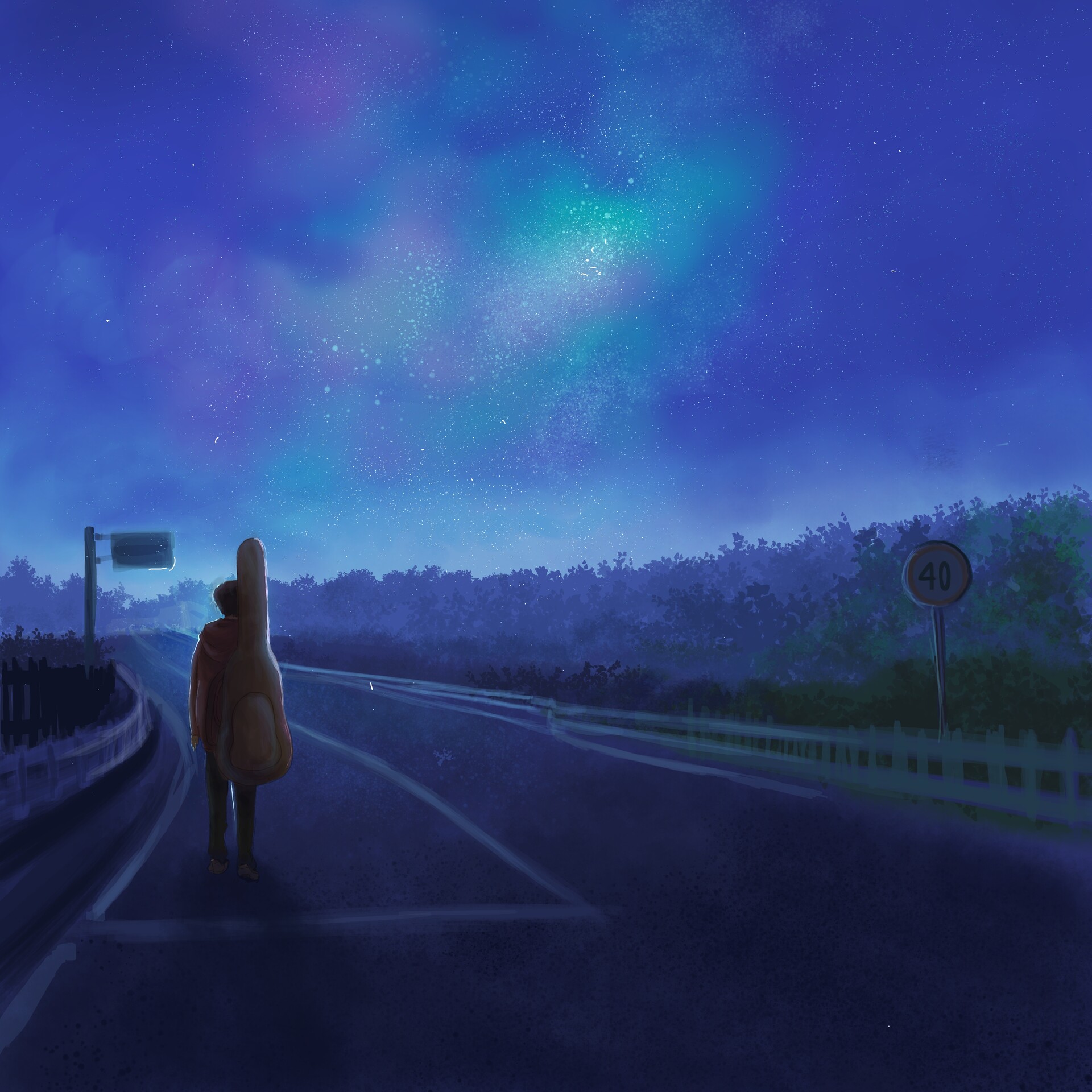 ArtStation - gazing at the stars so bright