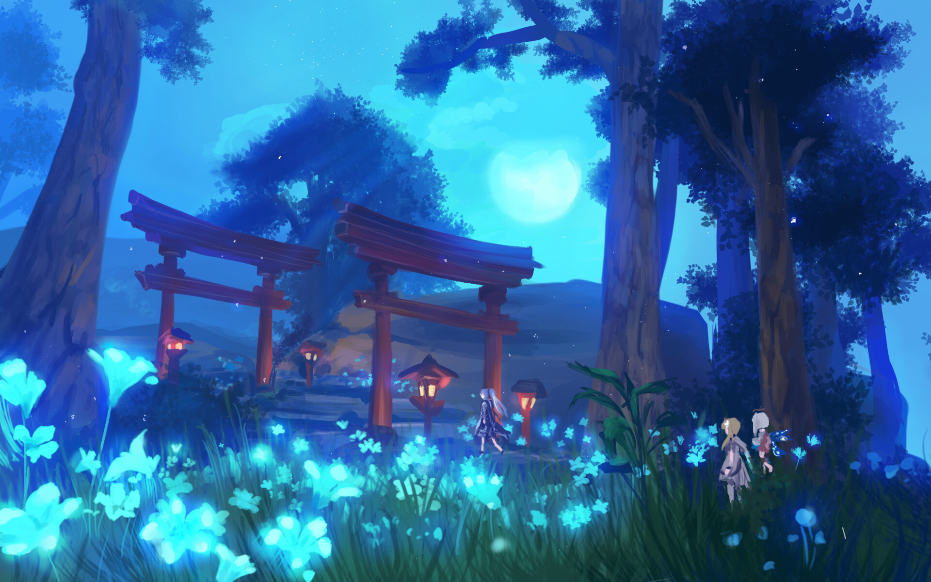 ArtStation - inazuma. reference: genshin gameplay