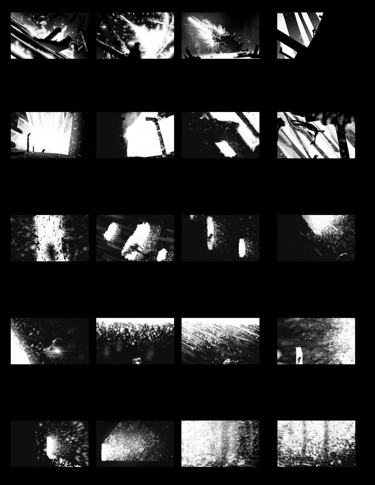 ArtStation - Beatboards and Visual Explorations for an action sequence