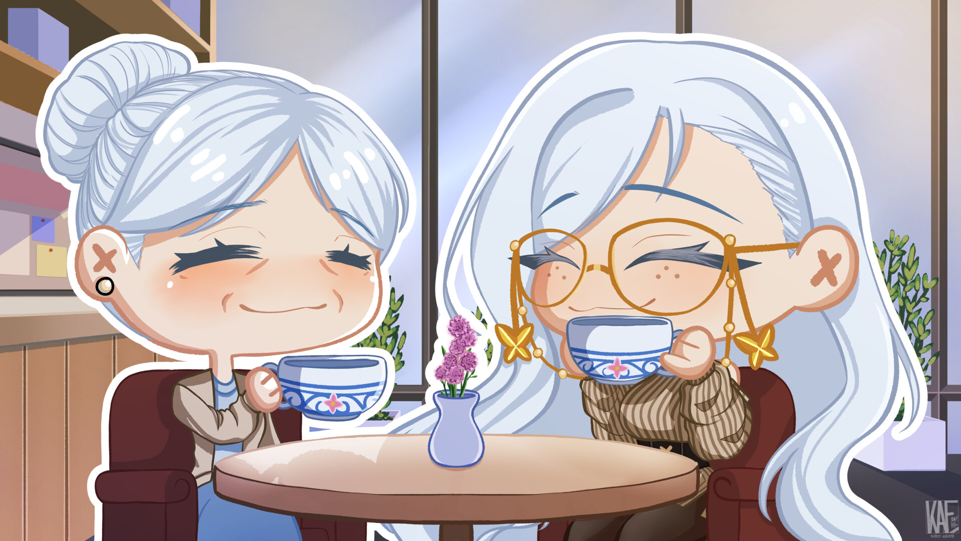 ArtStation - Chibi Cafe Scene | Commission