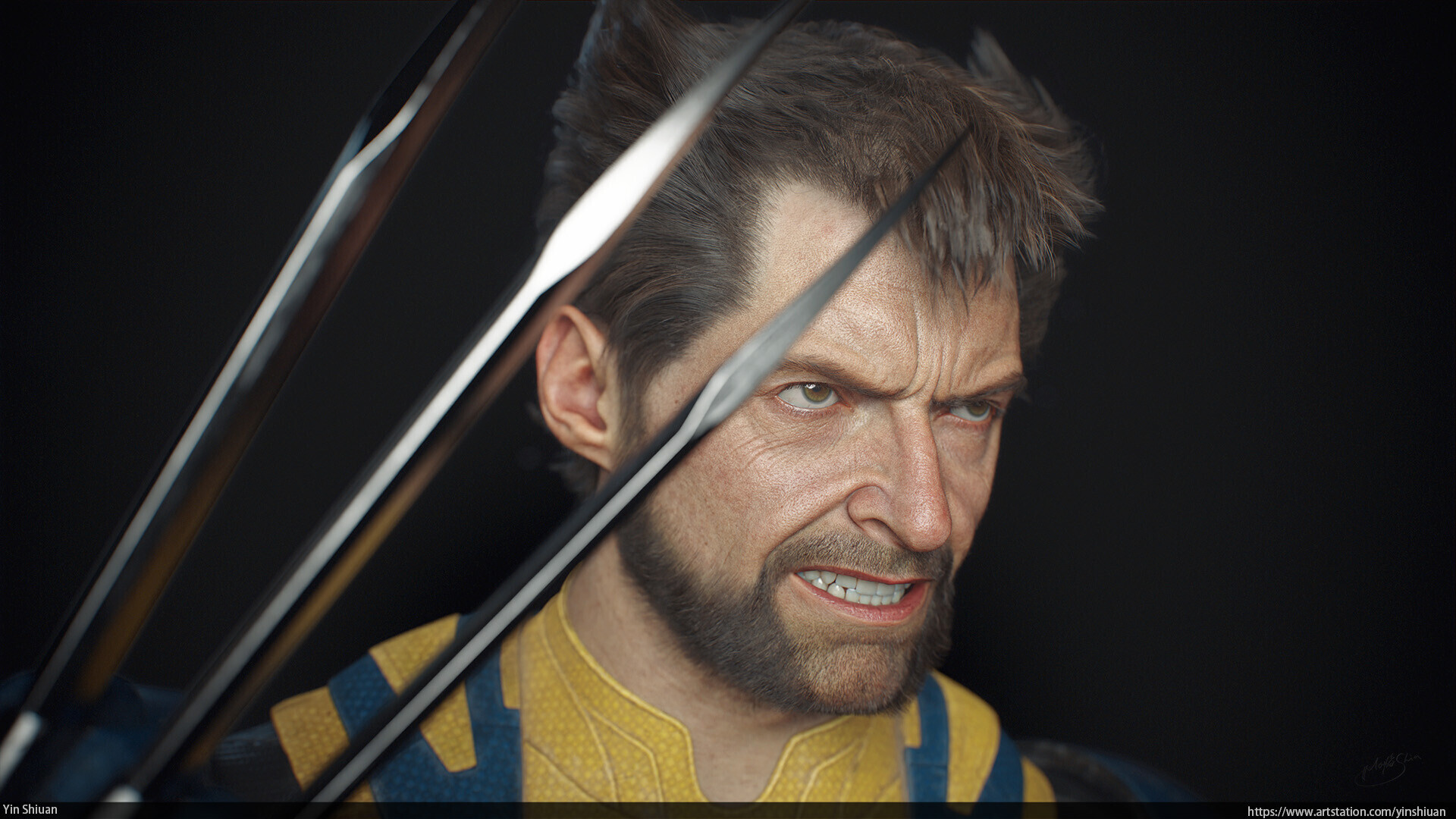 Games Artist - Wolverine - Character Breakdown - Yin Shiuan