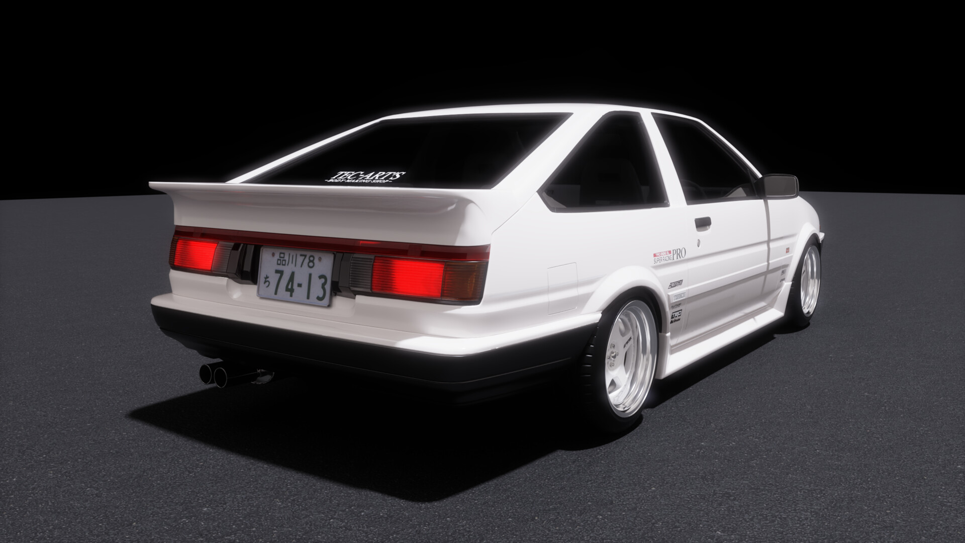 ArtStation - Keiichi Tsuchiya's Sprinter Trueno