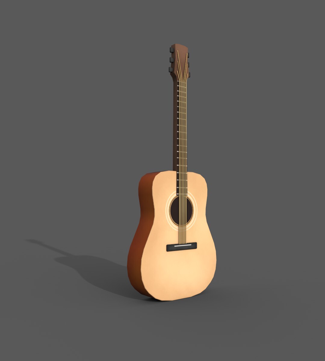 ArtStation - Stylized Guitar