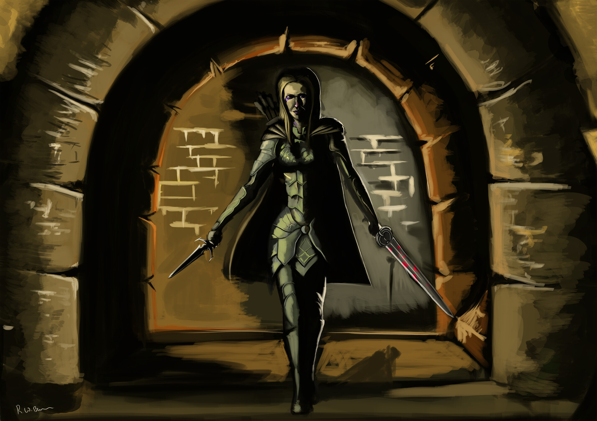 ArtStation - (Fan Art) The Elder Scrolls V; Skyrim Helga the ...