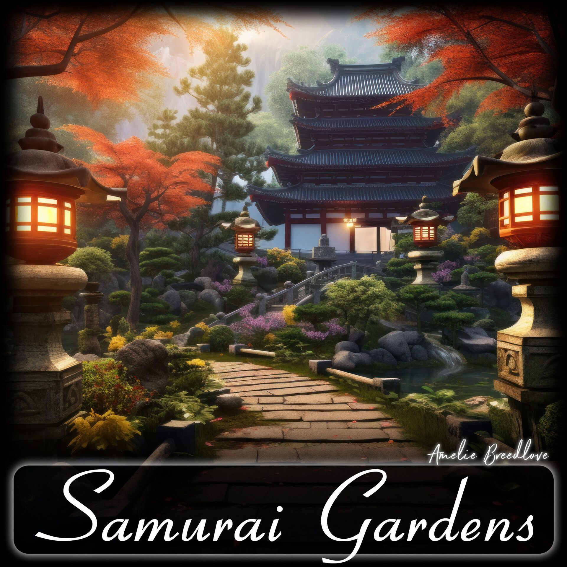 ArtStation - 350 Samurai Gardens Reference Pack | 4K | v.71