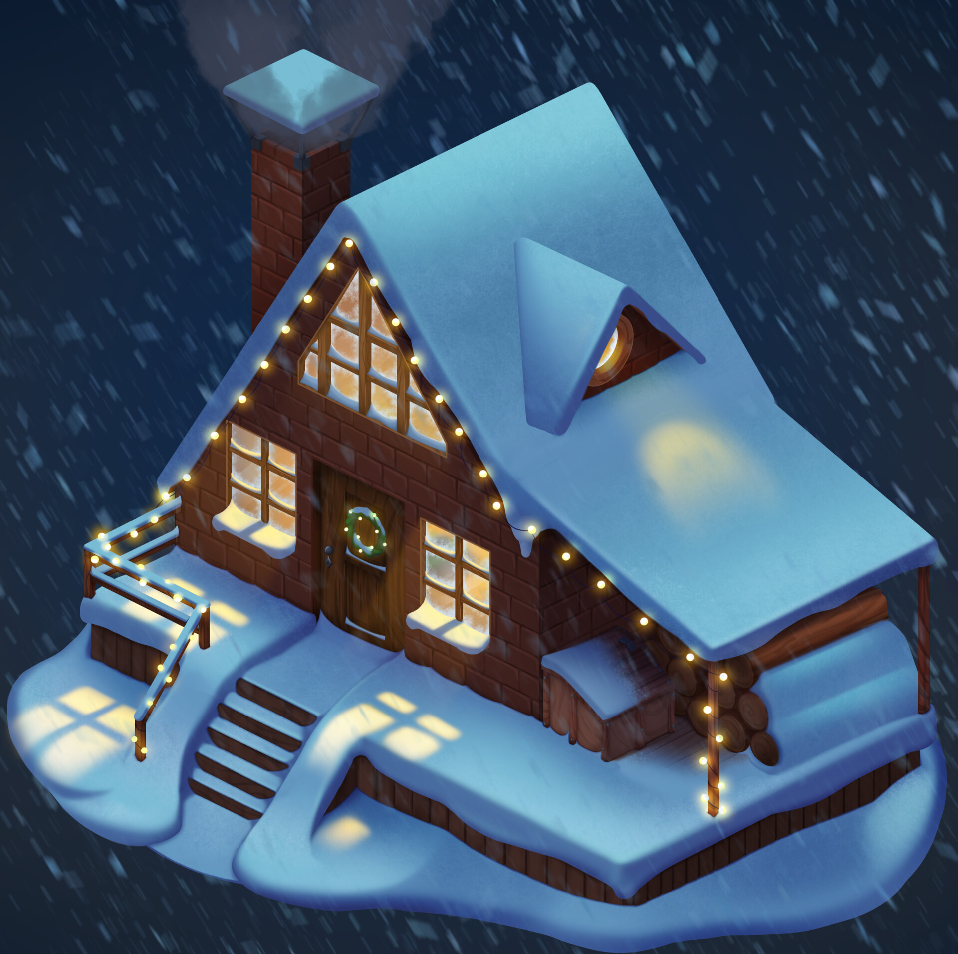 ArtStation - Winter house