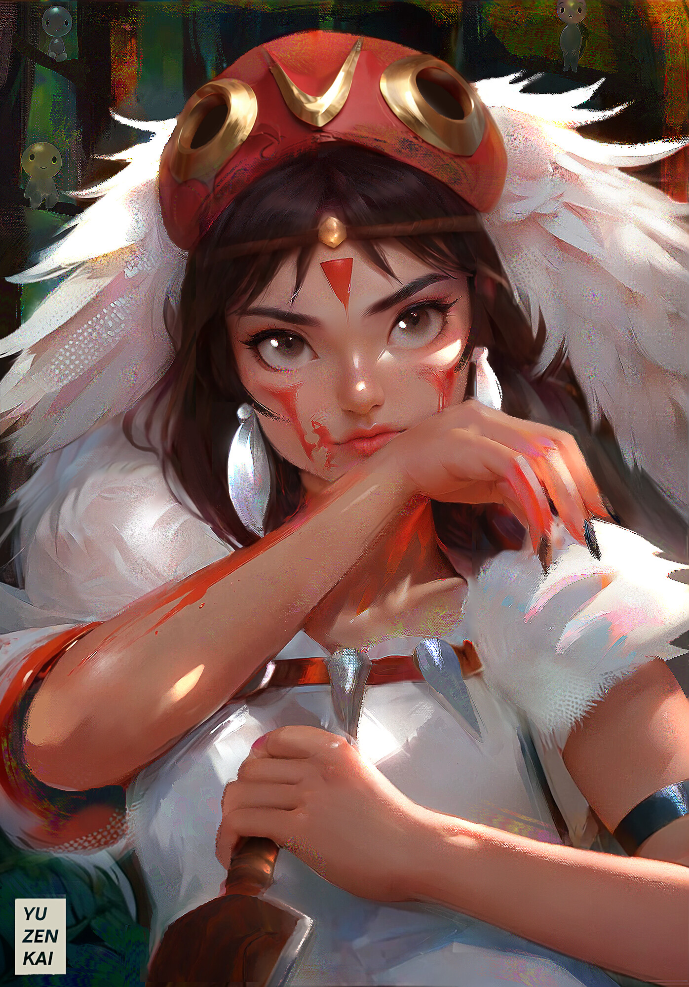ArtStation - Princess Mononoke fanart.