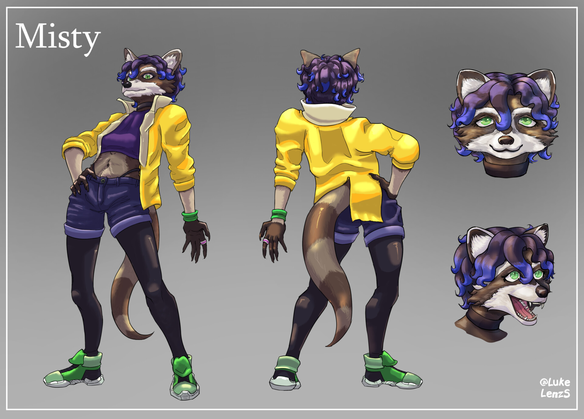 ArtStation - Character Sheet: Misty