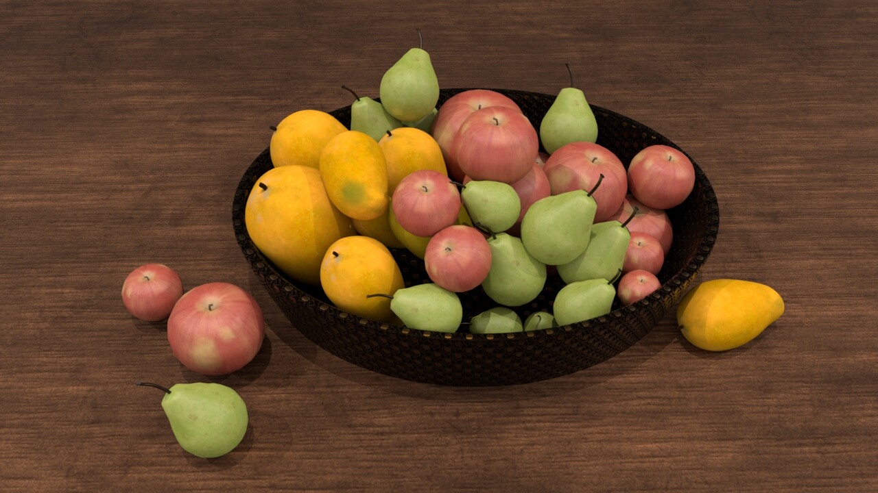 ArtStation - fruit basket