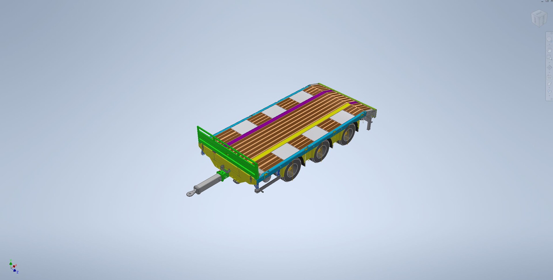 ArtStation - Beavertail Drawbar Trailer