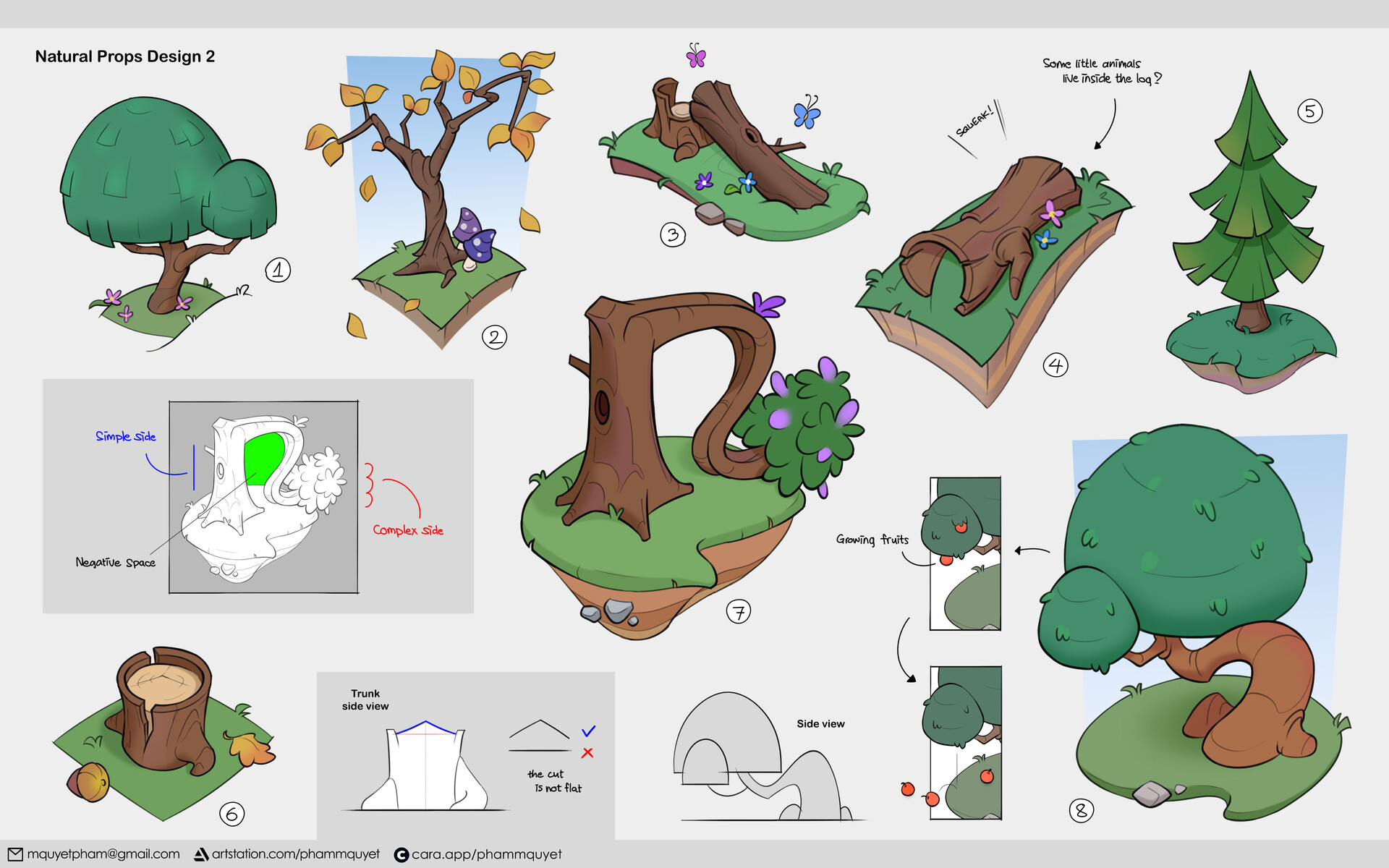 ArtStation - Natural Props Design 2