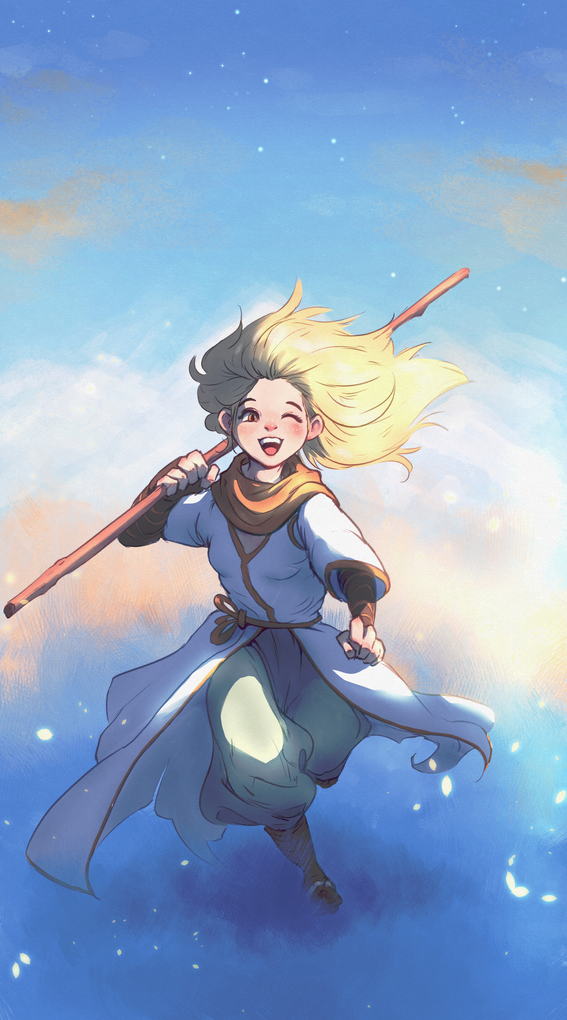 ArtStation - Monk Girl