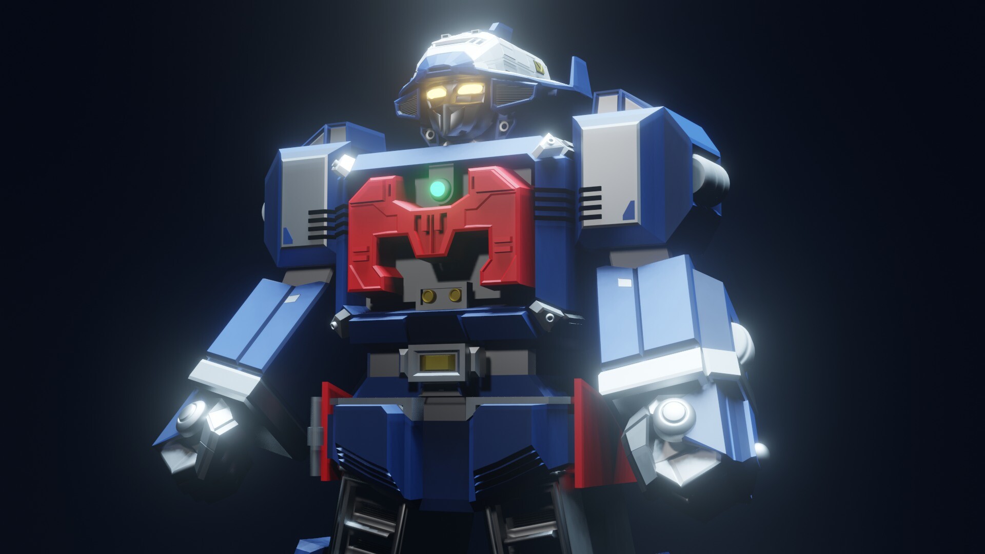 ArtStation - Astro megaship megazord - power rangers in space