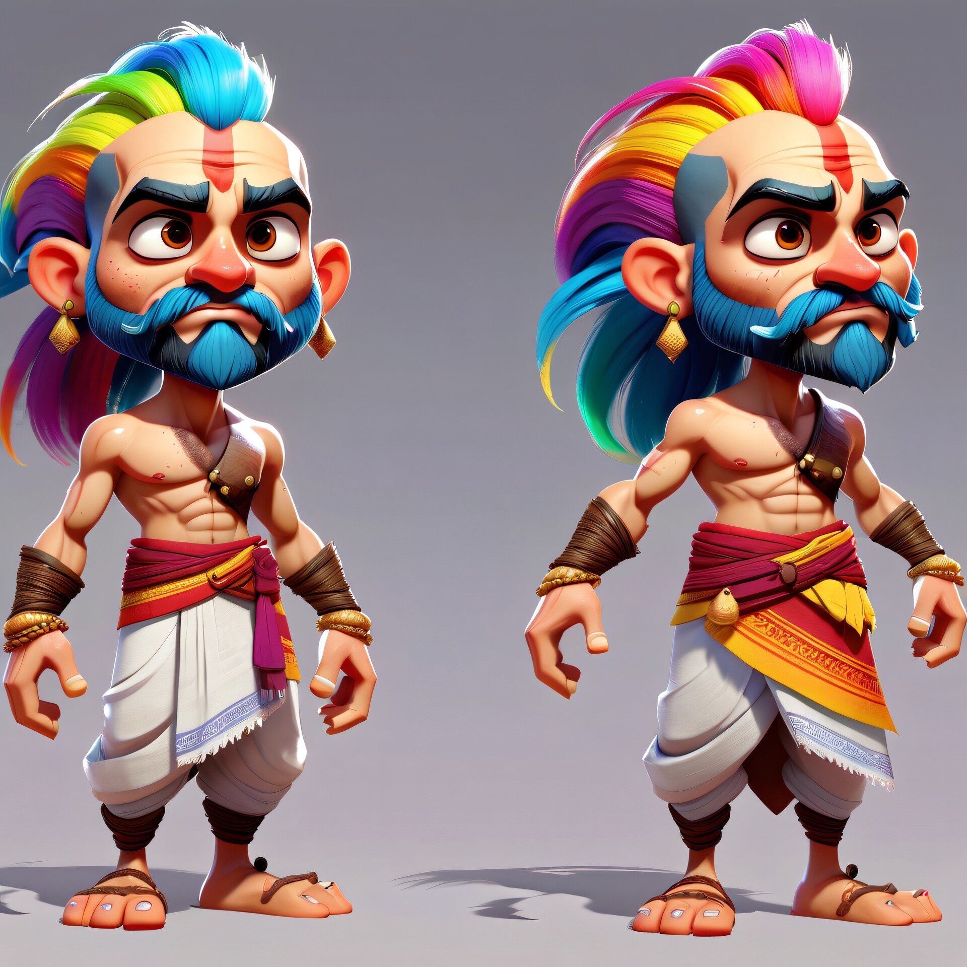 JirenArt - +210 Stylized Kratos | 4K