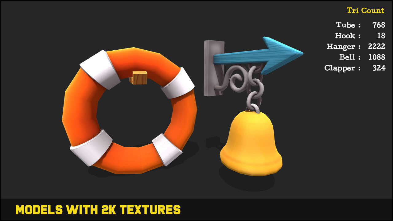 TGameAssets - Toon Port Environment