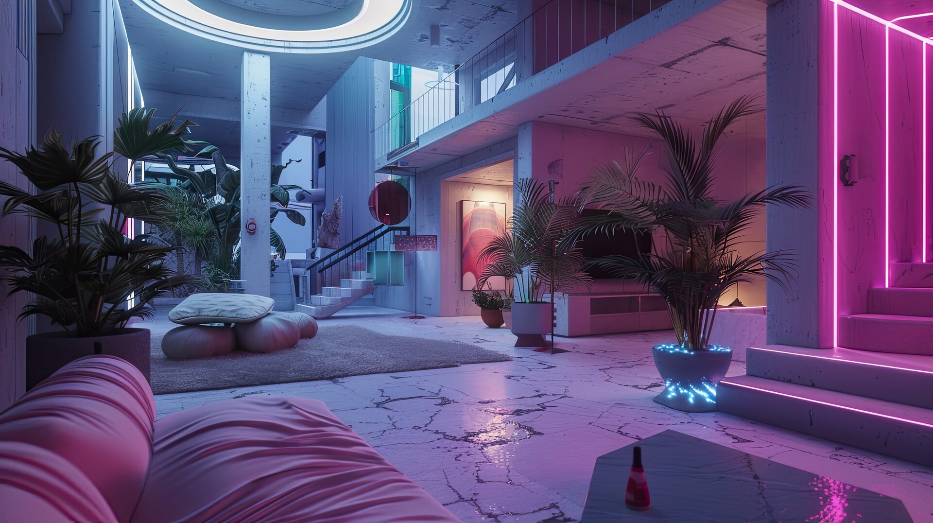 ArtStation - Neopunk Architecture Environment - Interior Reference ...