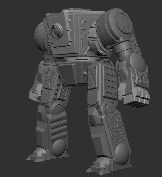 ArtStation - ZBrush Practice - Mech
