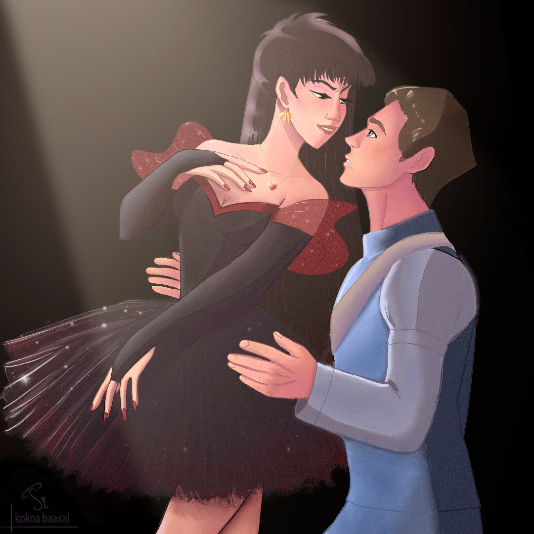 ArtStation - Barbie Fan Art 🦢🖤🩰Odile and Daniel