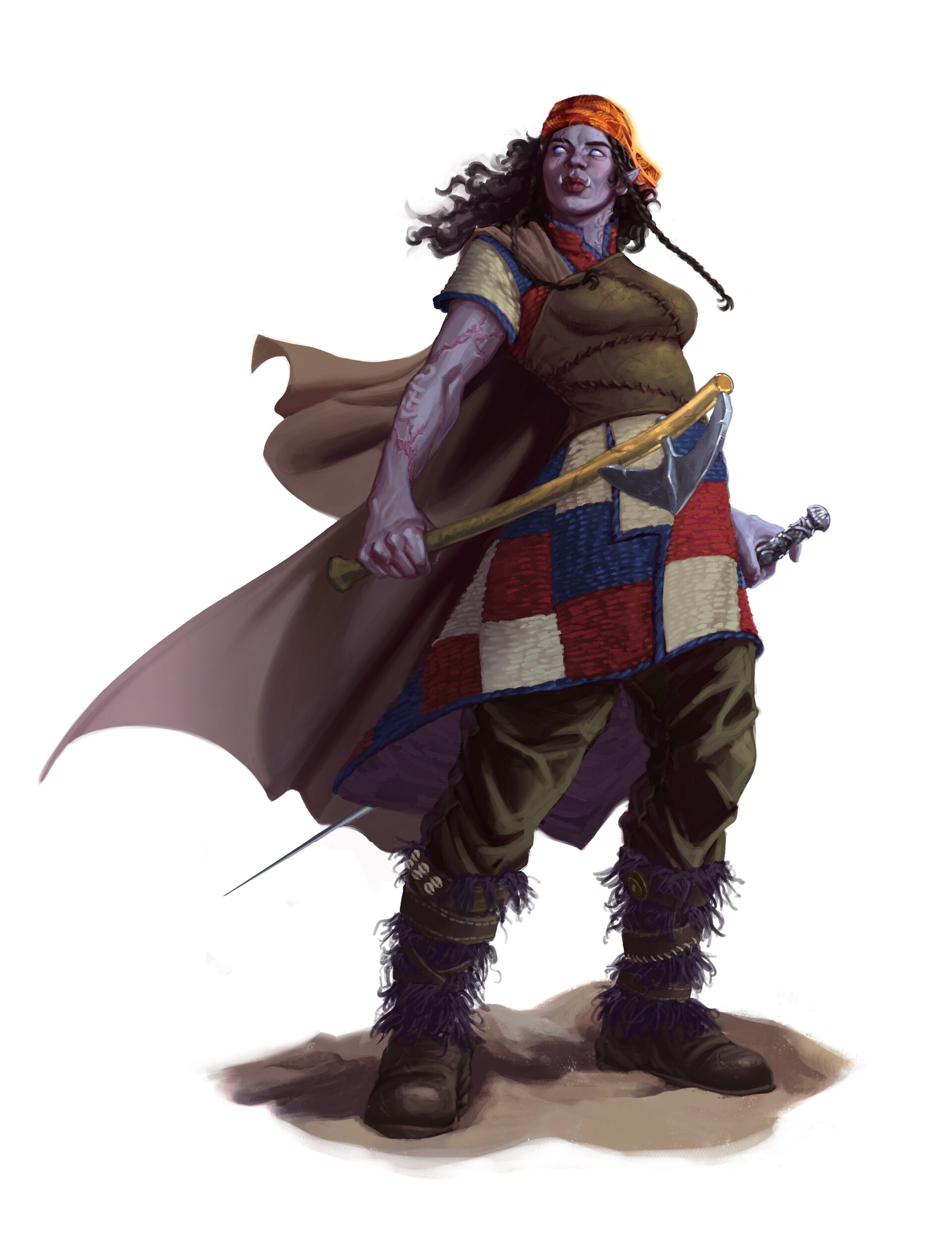 ArtStation - Half-Orc Fighter
