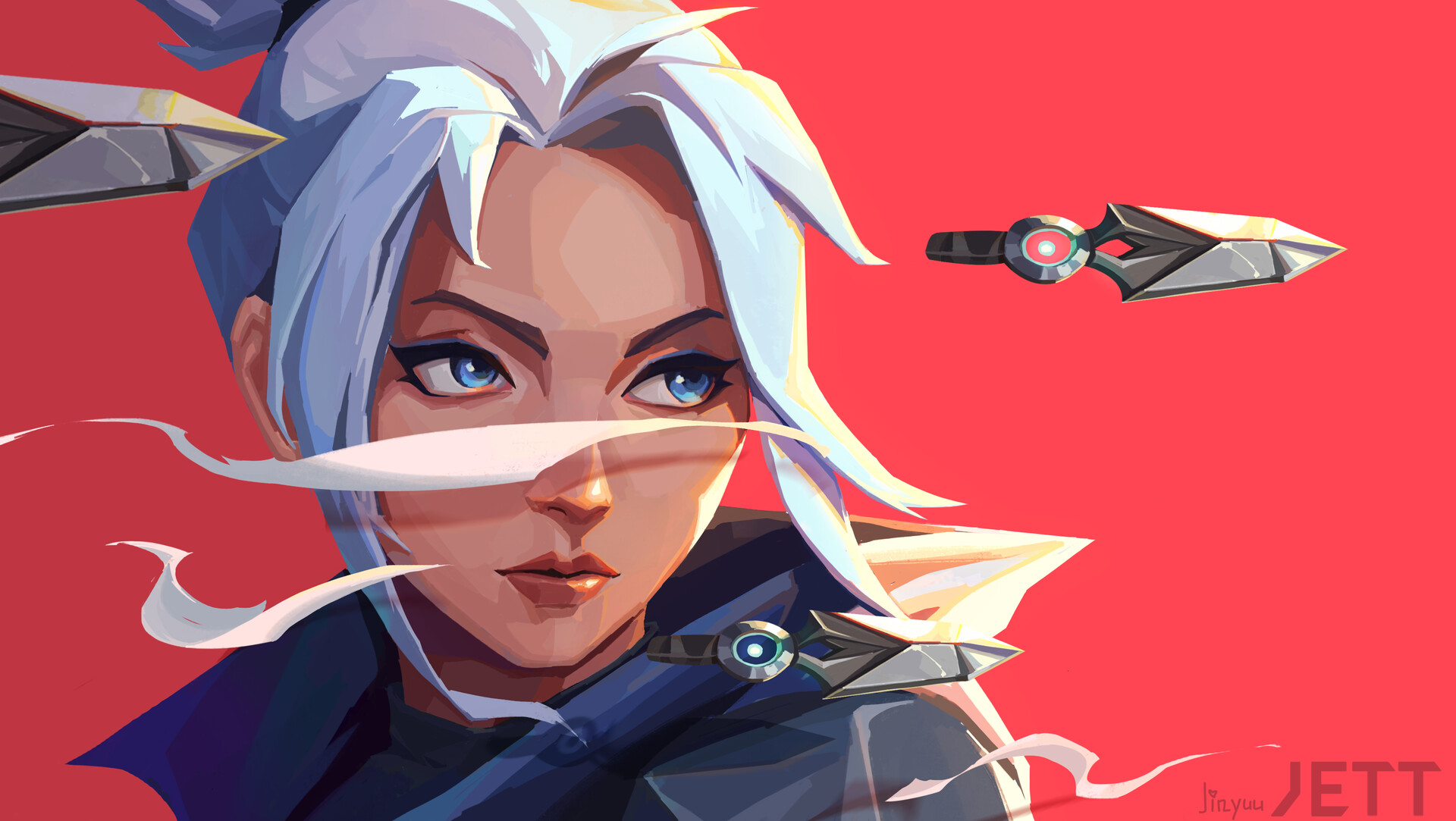 ArtStation - VALORANT JETT FAN ART