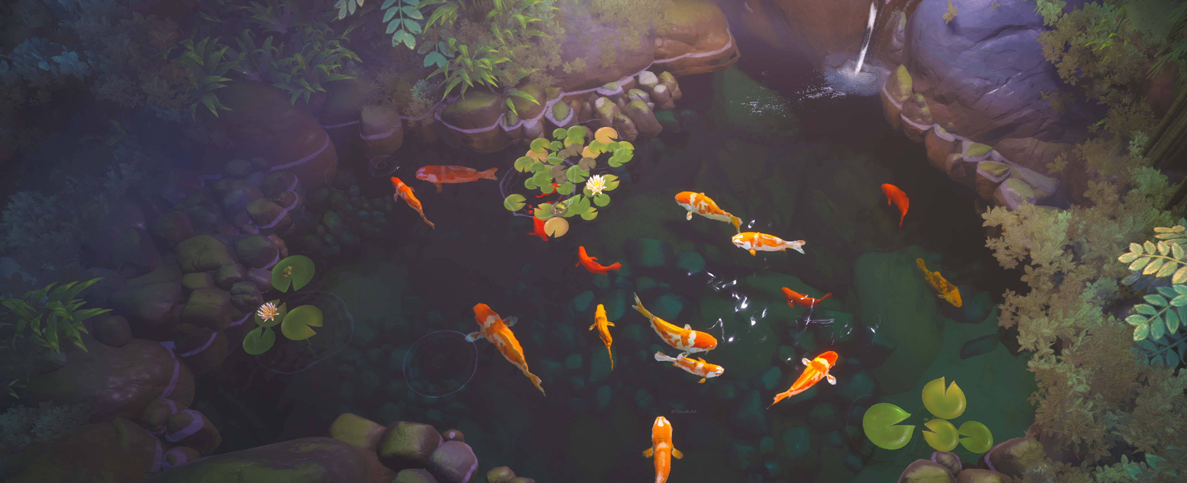 Tyler Smith - Koi Pond in Unreal 5