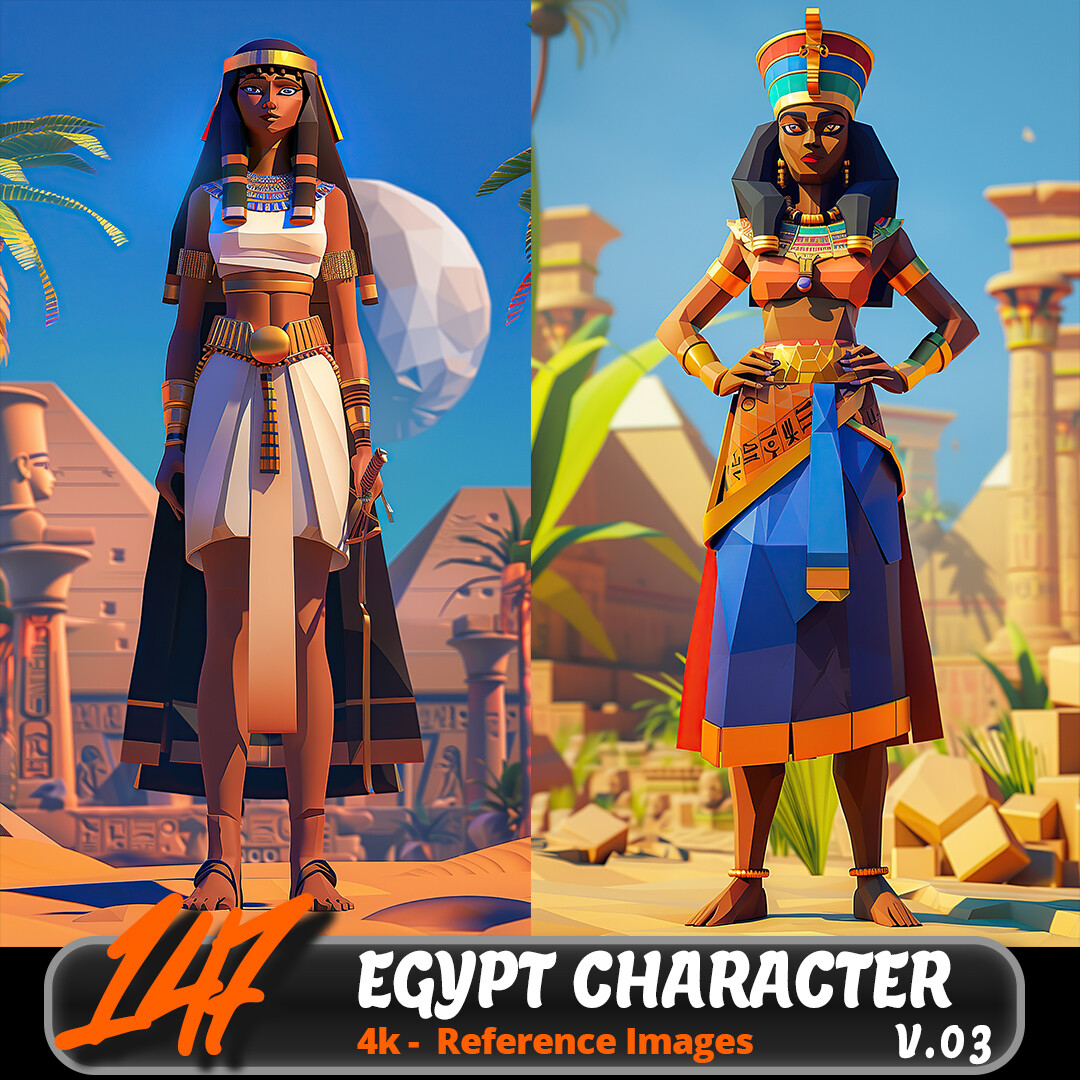 ArtStation - EGYPT CHARACTER VOL. 03/ 4K/ Reference Image
